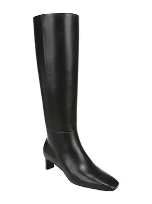Vince Lilith Tall Wide Calf Boots - Black