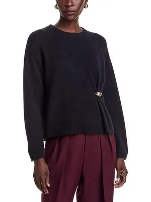 Bloomingdale'S Hardware Crewneck Cashmere Sweater, Exclusive - Black