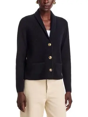Bloomingdale'S Button Front Cashmere Blazer, Exclusive Black