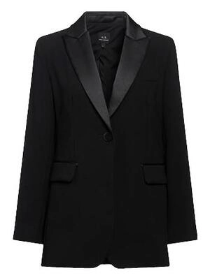 Armani Exchange Blazer Size Polyester - Black
