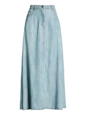 KAOS Woman Denim Skirt Blue Size 6 Lyocell