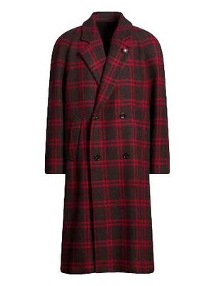 LARDINI Coat Size Virgin Wool - Brown