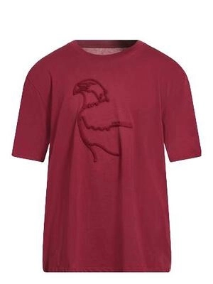 Armani Exchange T-shirt Burgundy Size Cotton - Red
