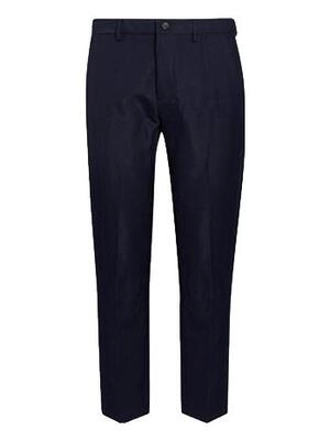DEPARTMENT 5 Tailored Twill Trousers - Navy