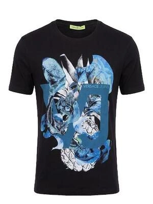 Versace T-shirt Size Cotton - Black
