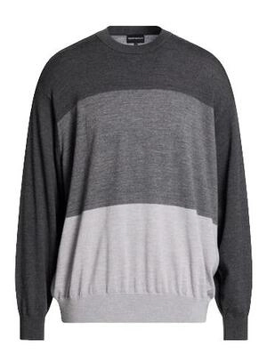Emporio Armani Sweater Size Virgin Wool, Polyamide, Elastane - Grey