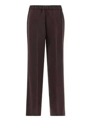 Alberto Biani Wide-leg Trousers - Brown