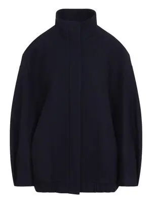 Dries Van Noten Voles Wool Blend Bomber Jacket - Blue