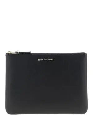 Comme Des Garçons Leather Pouch - Black