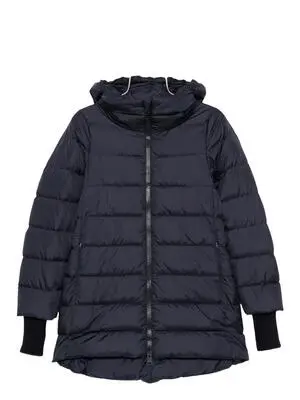 Herno A-shape Midi Down Jacket - Blue