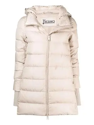 Herno Herno A-Shape Midi Down Jacket Pink