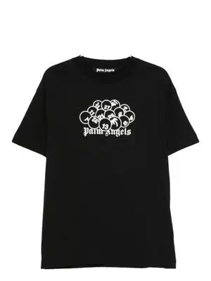 Palm Angels Pa Pool Graphic-print T-shirt - Black