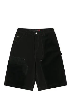 Andersson Bell Patchwork Cargo Shorts - Black