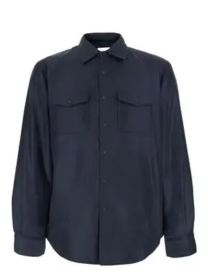 Aspesi Long-sleeve Casual Jacket - Blue