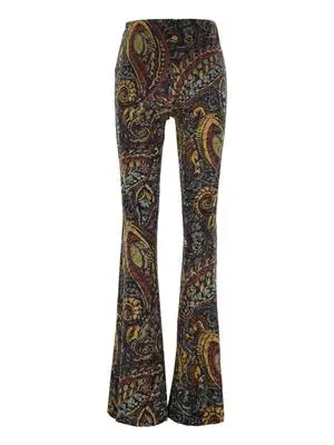 Etro Flared Casual Trousers - Multi-color