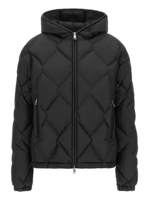 Moncler Arvouinne Hooded Quilted Down Jacket - Black