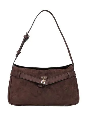 Guess Suede Shoulder Bag - Red