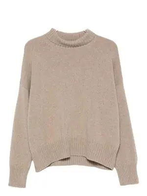 ARAGONA Aragona Long-Sleeved Mock Neck Sweater