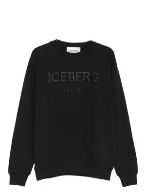 Iceberg Iceberg Long-Sleeved Pullover With Embroidered Logo Black