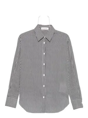 THE FRANKIE SHOP Striped Long Sleeve Shirt - Bkwhi