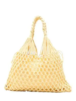 THE FRANKIE SHOP Mesh-style Handbag Yellow