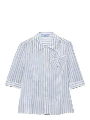 PRADA Prada Striped Shirt With Camisole