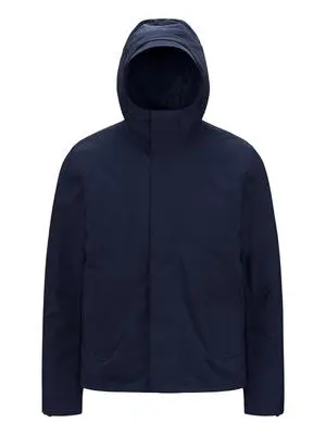 K-WAY Hooded Technical Fabric Padded Jacket - Blue