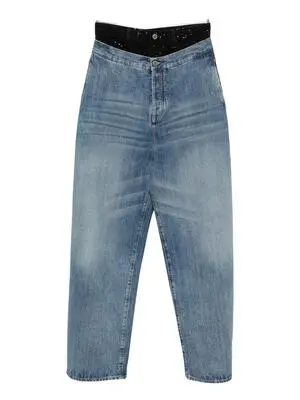 Attico Denim Trousers - Blue