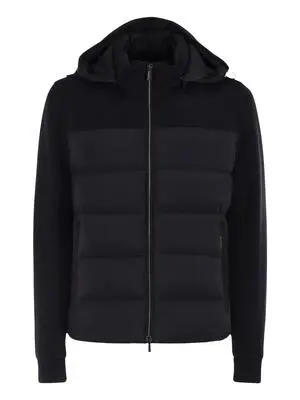MOORER Allori Lsm Quilted Puffer Jacket With Hood - Blue