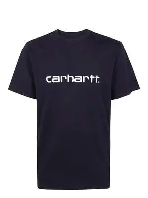 Carhartt Work In Progress T-shirt Short Sleeve "script - Black