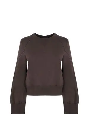 Sacai Sponge Sweat Pullover - Brown