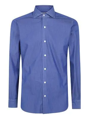 BARBA NAPOLI Shirt Light - Blue