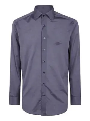 Etro Shirt Long Sleeve "classic Shirt" Gray