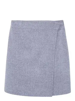 SEMICOUTURE Skirt Double Layers "june - Gray