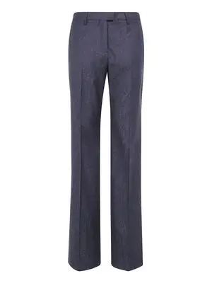 Etro Paisley Wool Trousers - Black