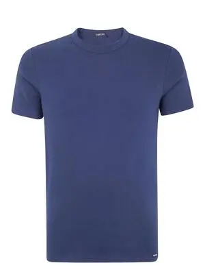 TOM FORD UNDERWEAR T-shirt Cotton Stretch Jersey "crewneck - Blue