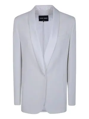 Giorgio Armani Jacket Classic Blazer - White