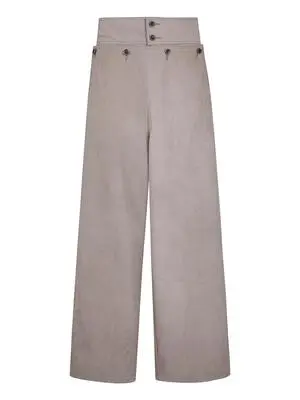 UMA WANG Tailored Polyester Pants - Beige