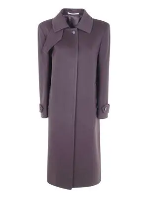 Tagliatore Coat Wool Cashmere "bethany - Brown
