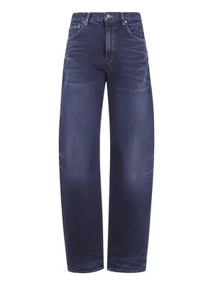 HAIKURE Bibi Black Wide Leg Jeans - Blue