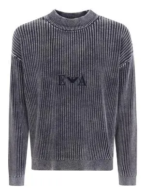 Emporio Armani Ribbed Turtleneck Sweater - Brown