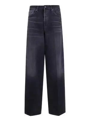 HAIKURE Bethany Vintage Wide Leg Jeans - Black