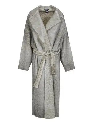 Avant Toi Coat Hand Painted Alpaca Over Coat - Green