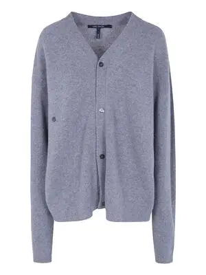 Sofie D'hoore Sweater V-neck Buttons "meroe - Gray