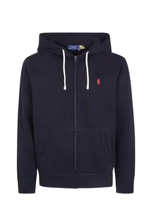 Polo Ralph Lauren Long Sleeve Knit Hooded Sweatshirt - Black