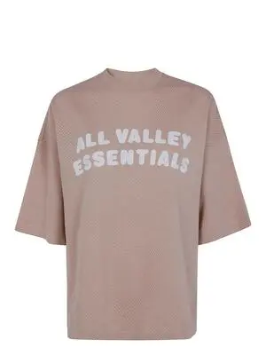 Fear Of God All Valley" Graphic T-shirt - Yellow