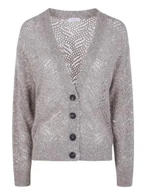 Brunello Cucinelli Sweater V Neck "classic - Brown