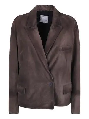 IBRIGU Jacket Suede "embroidered And Printed"