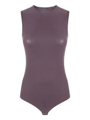 MAISON MARGIELA Sleeveless High Neck Body - Brown
