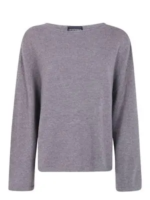 Emporio Armani Wool Cashmere Sweater - Gray
